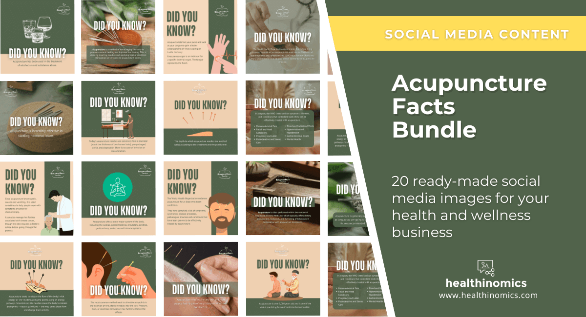 Acupuncture Facts Bundle - Healthinomics