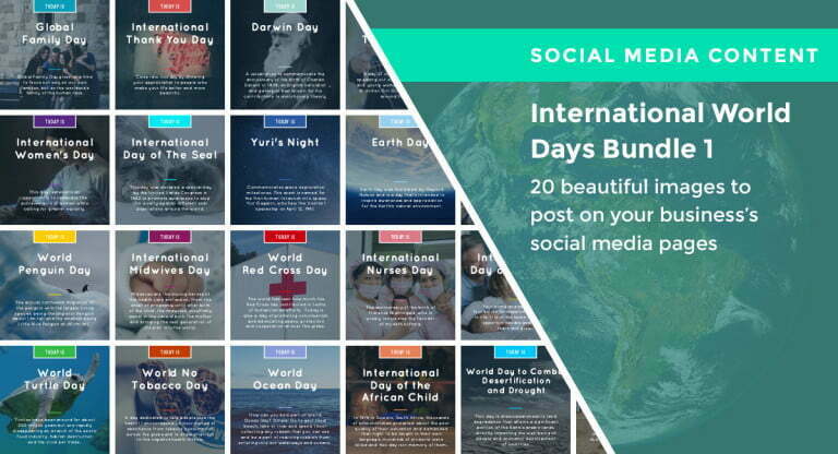 International World Days Bundle 1 - Healthinomics