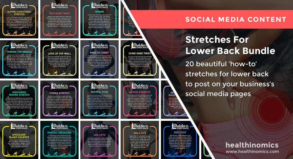 Lower Back Stretches Chart