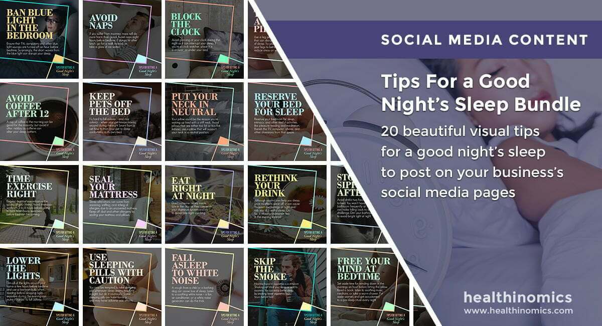 Tips For A Good Night's Sleep Bundle - Healthinomics