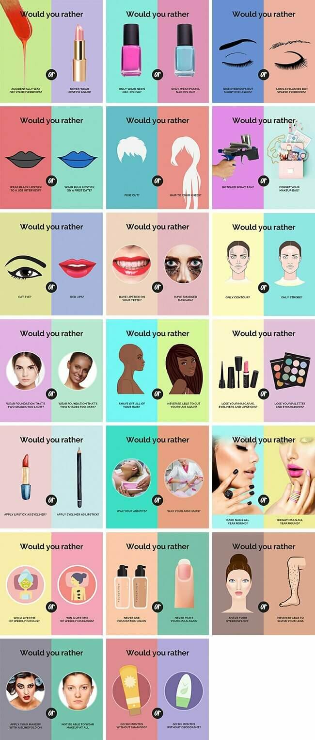 Buzzfeed Makeup Quiz Would You Rather | Saubhaya Makeup