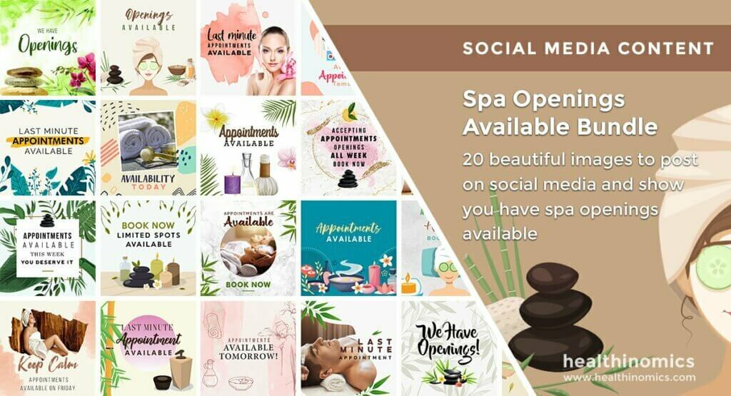Spa Openings Available Bundle - Healthinomics