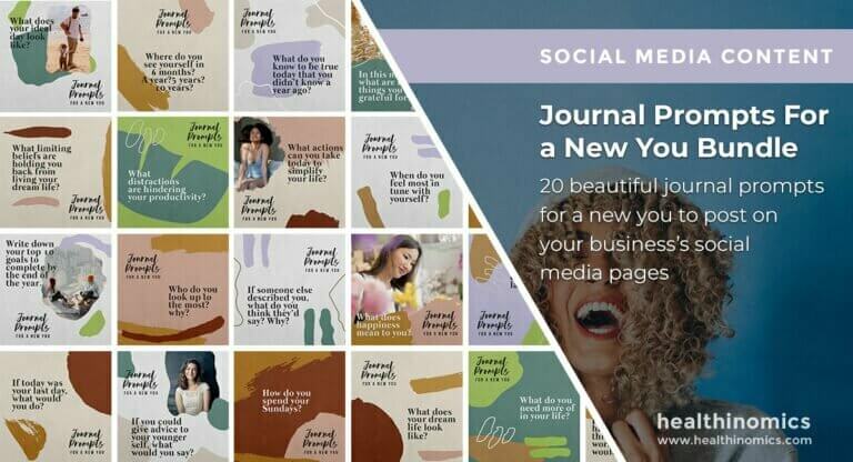 Journal Prompts For A New You Bundle - Healthinomics